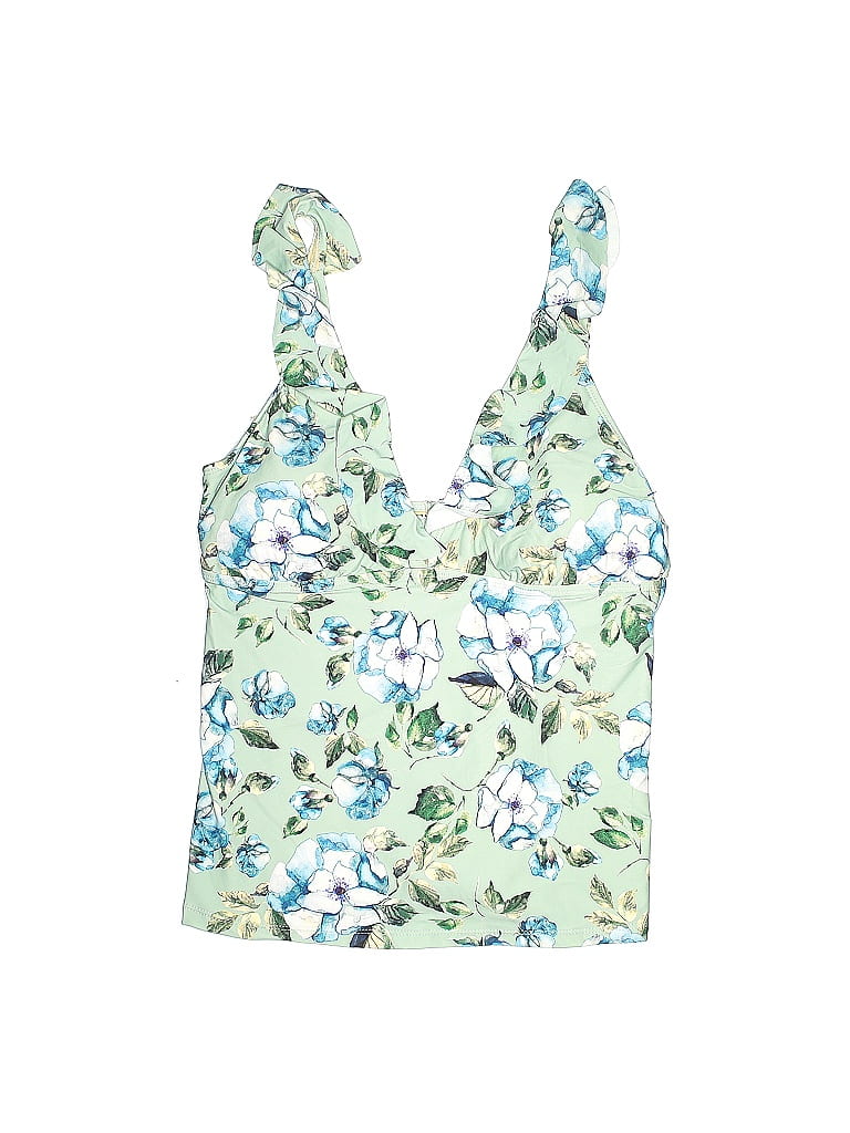 Alex Marie Floral Motif Floral Green Swimsuit Top Size 12 - 62% off ...