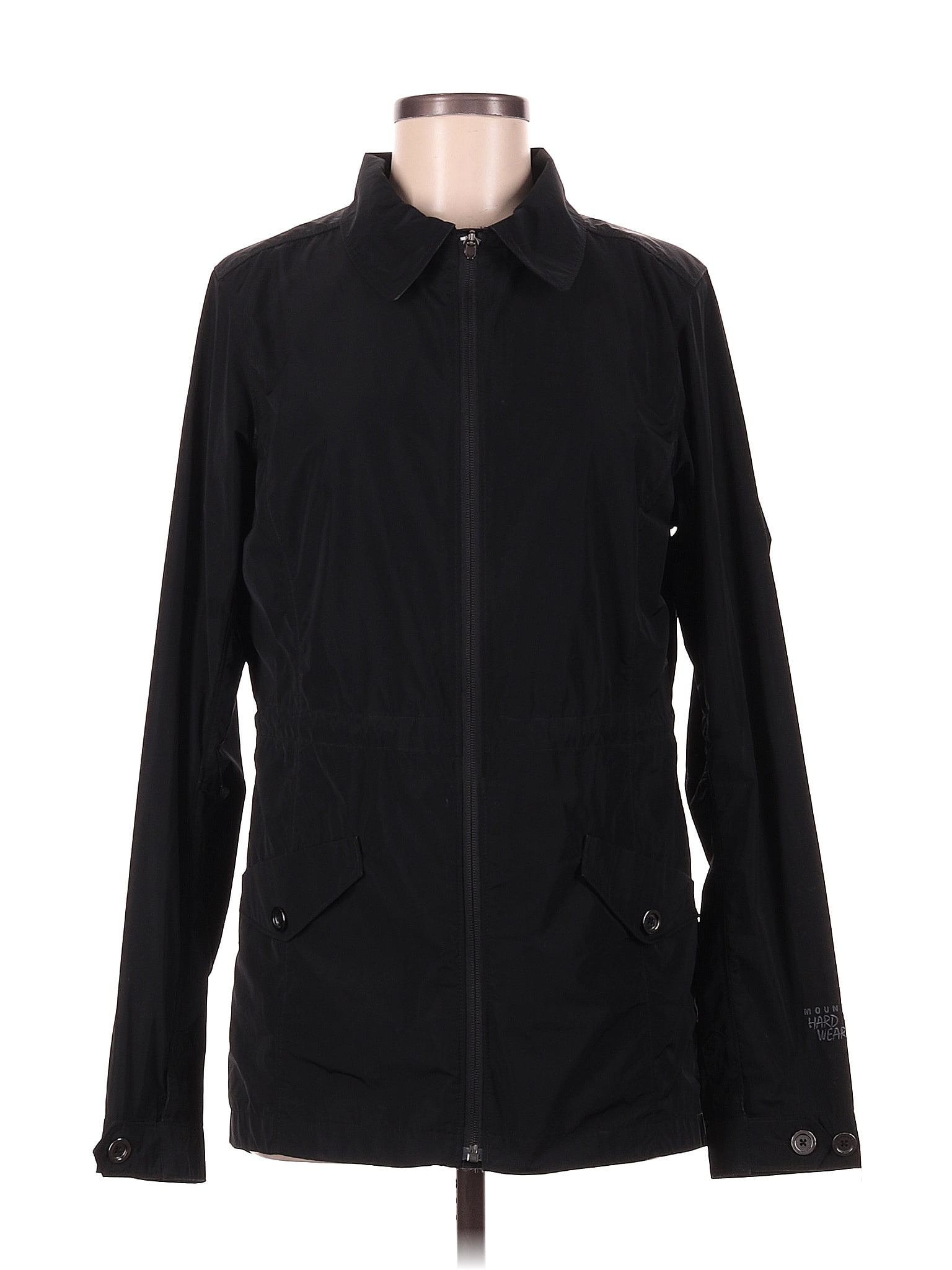 Mountain Hardwear 100% Polyester Solid Black Jacket Size M - 66% off | ThredUp