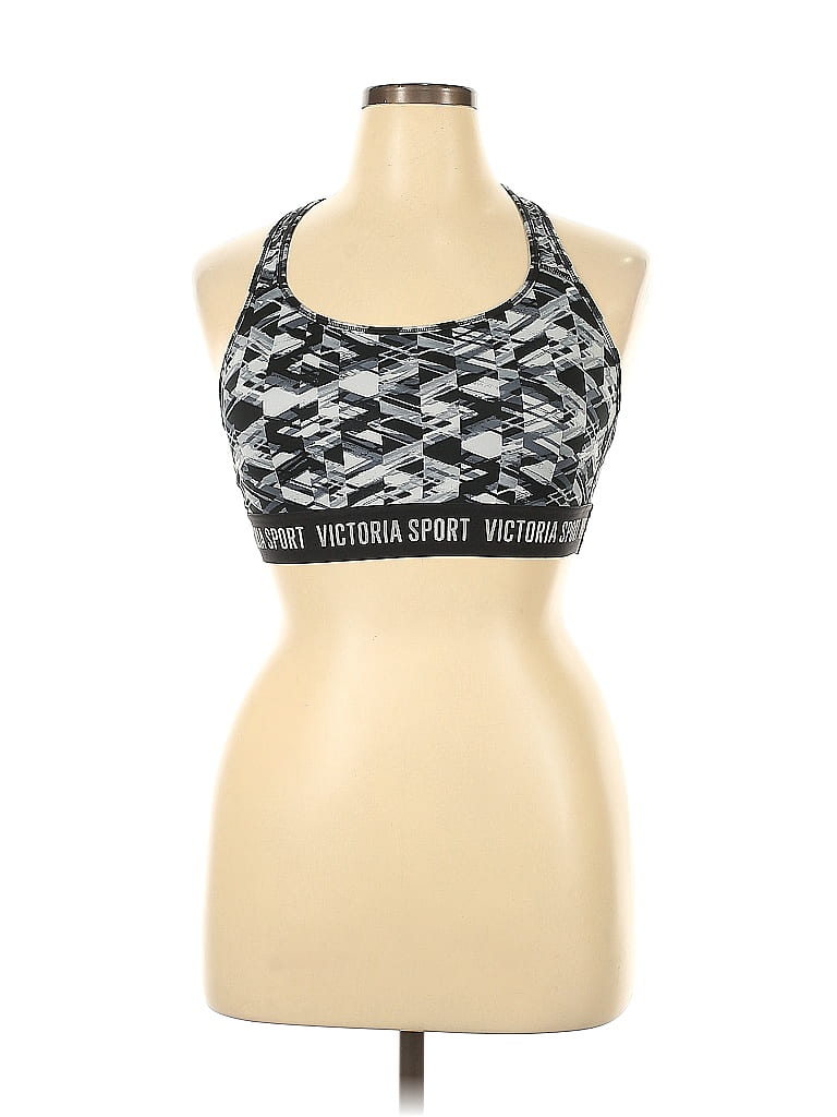 Victoria Sport 100% Polyester Silver Sports Bra Size XL - 45% off | ThredUp