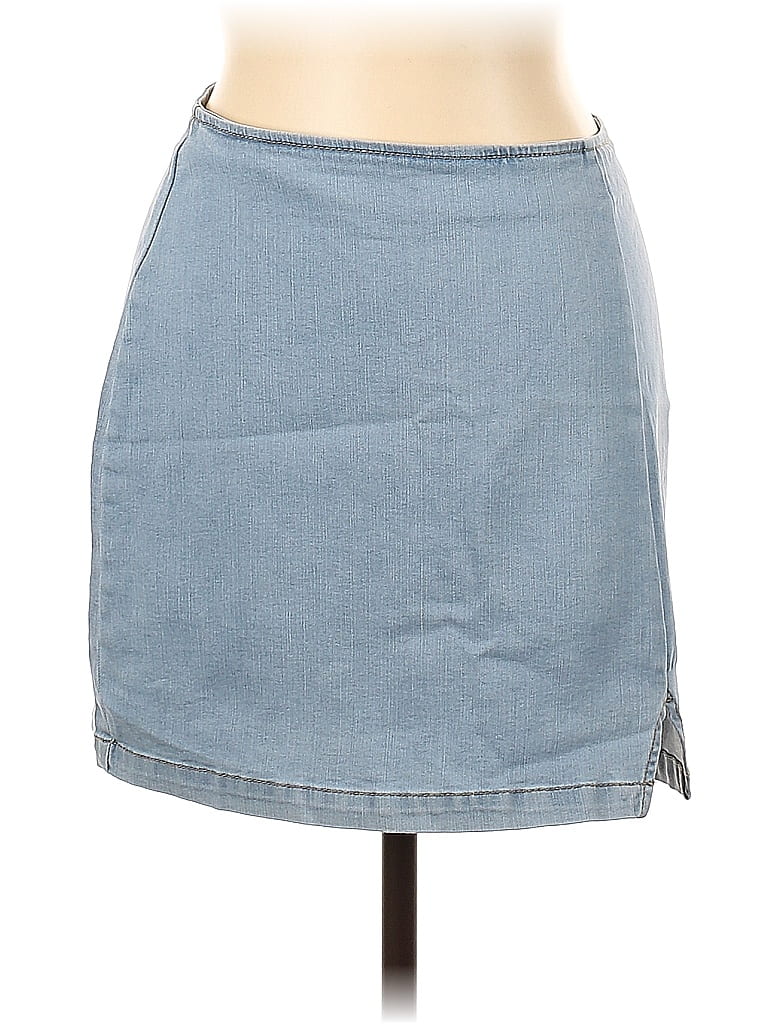 Wild Fable Blue Denim Skirt Size 10 - 45% off | ThredUp