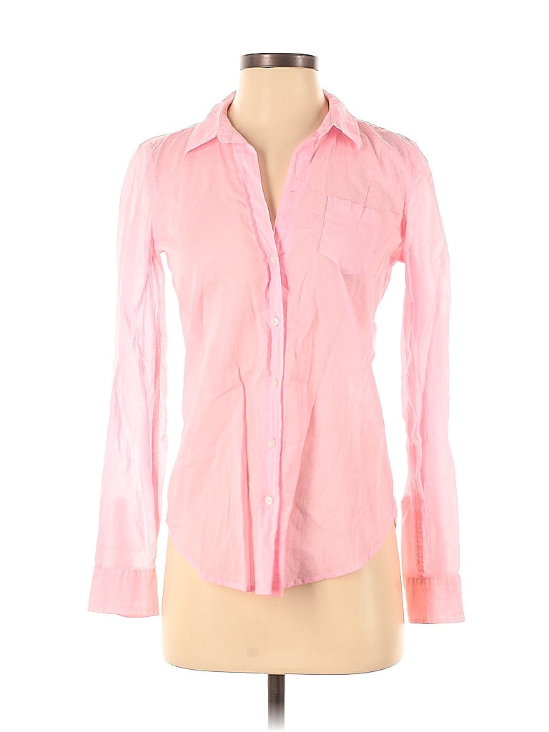 Lilly Pulitzer 100% Cotton Pink Long Sleeve Button-Down Shirt Size XS - 69% off | ThredUp