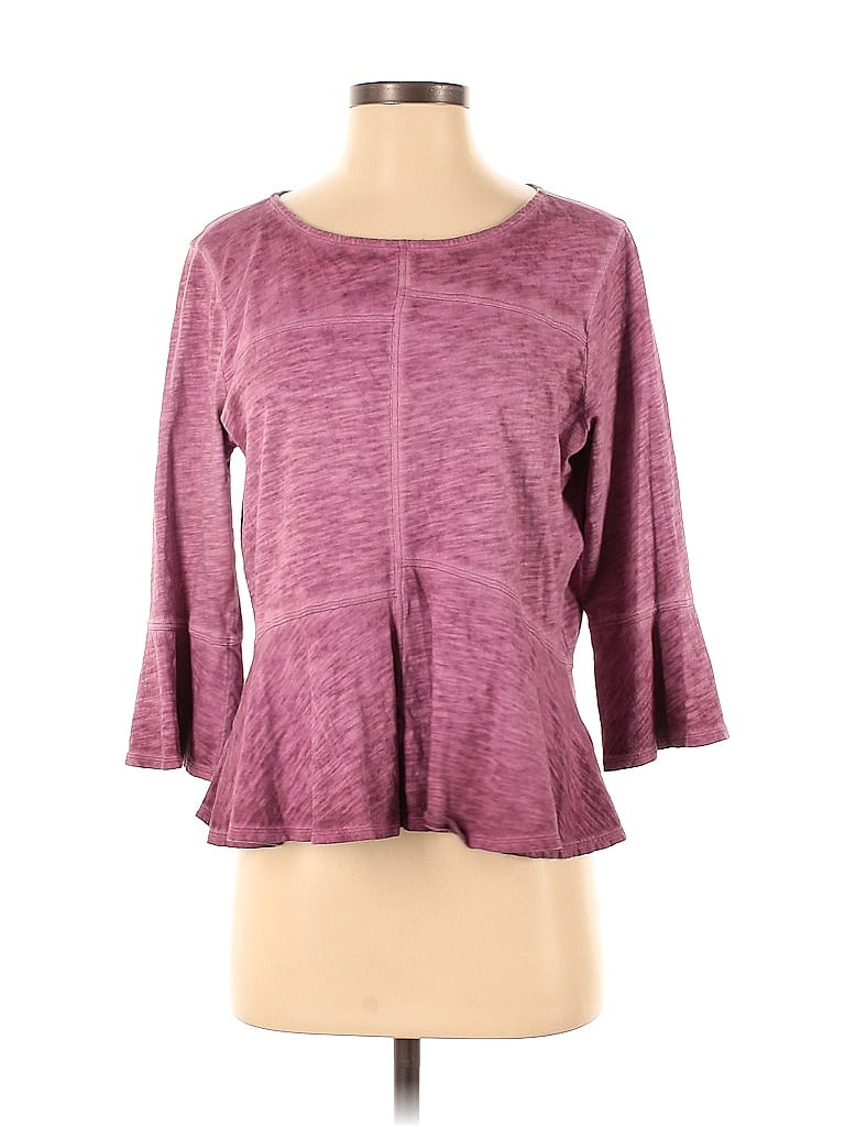 Akemi + Kin 100% Cotton Burgundy Short Sleeve T-Shirt Size S - 79% off ...