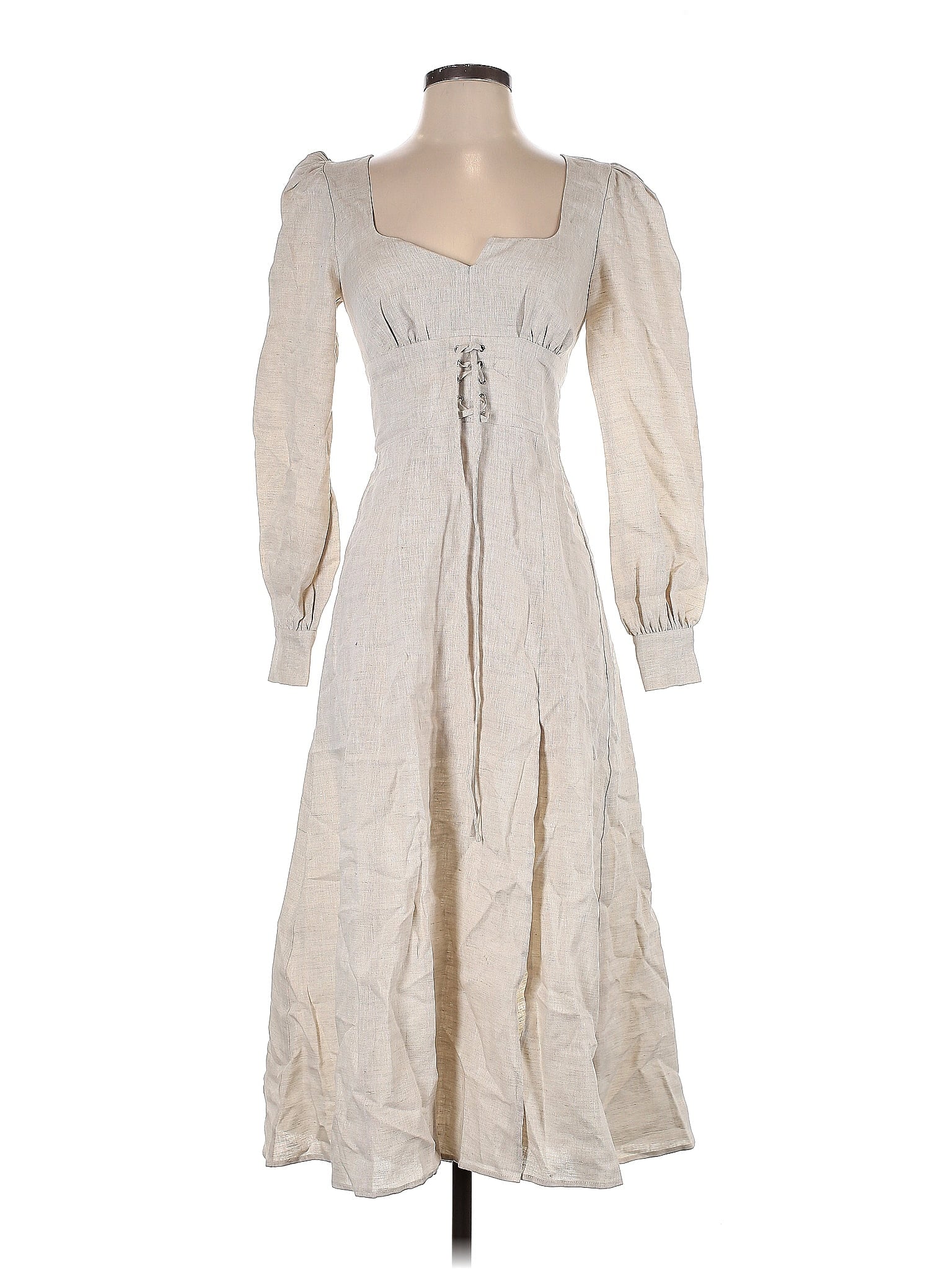 Reformation Ivory Casual Dress Size 4 - 58% off | ThredUp