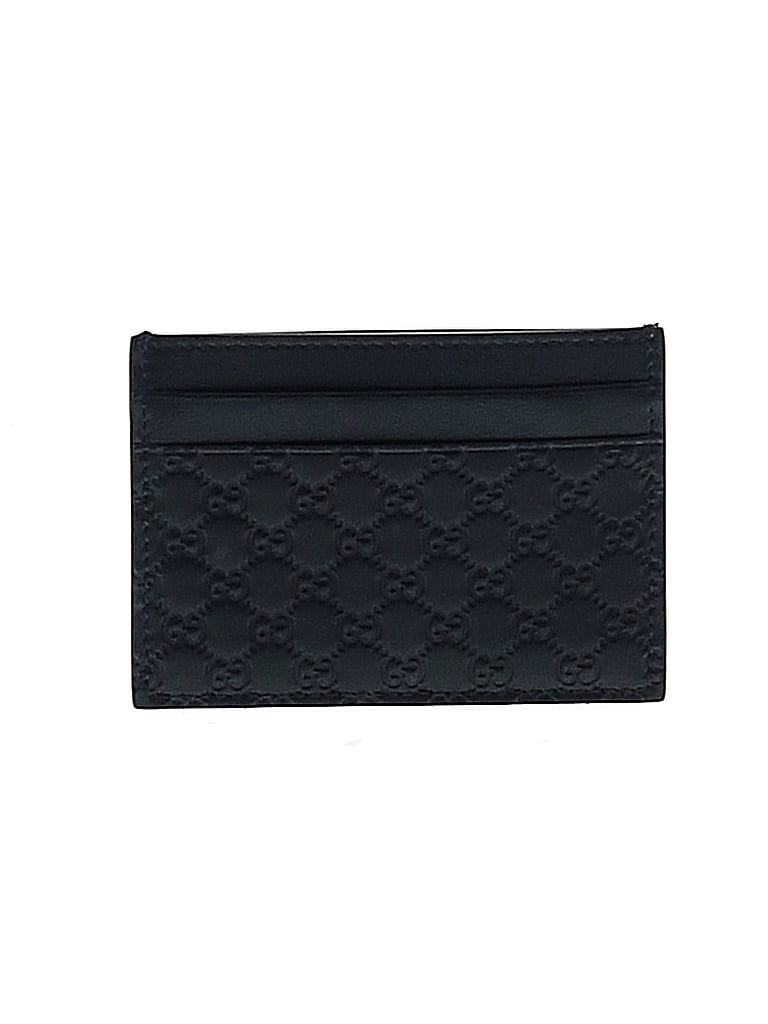 Gucci Outlet 100% Leather Black Guccissima Card Holder One Size - 12% ...