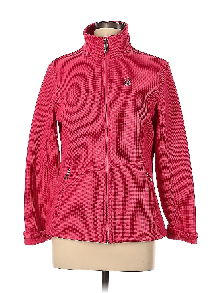Spyder 100% Polyester Pink Track Jacket Size L - 71% off | ThredUp