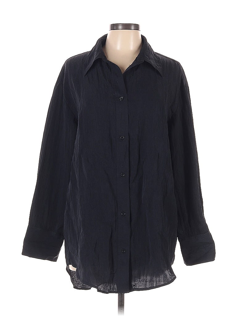 Handm Black Long Sleeve Blouse Size L 48 Off Thredup