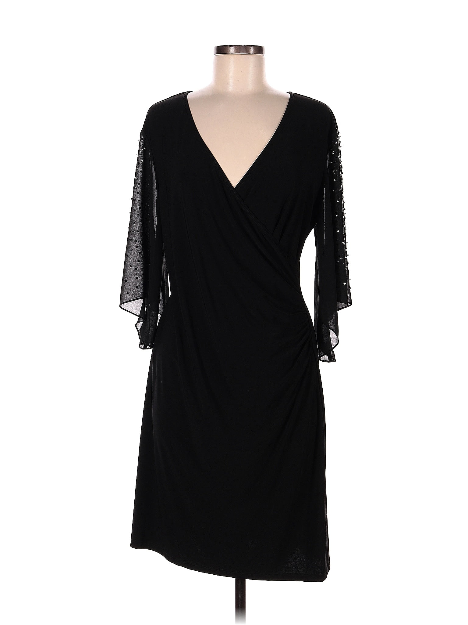 MSK Black Casual Dress Size 10 - 73% off | ThredUp