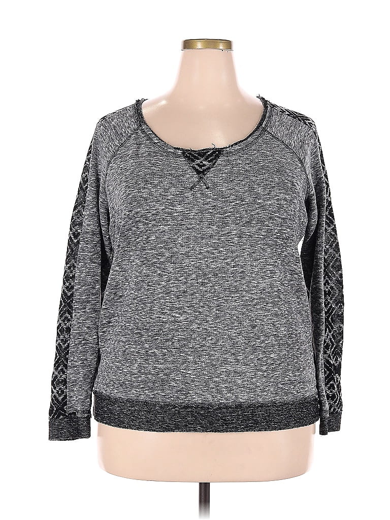 Maurices Gray Pullover Sweater Size 20 (2) (Plus) - 45% off | ThredUp