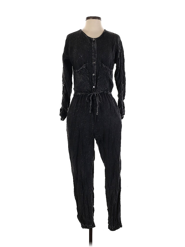 Sparkle & Fade 100% Rayon Solid Black Jumpsuit Size S - 74% off | ThredUp