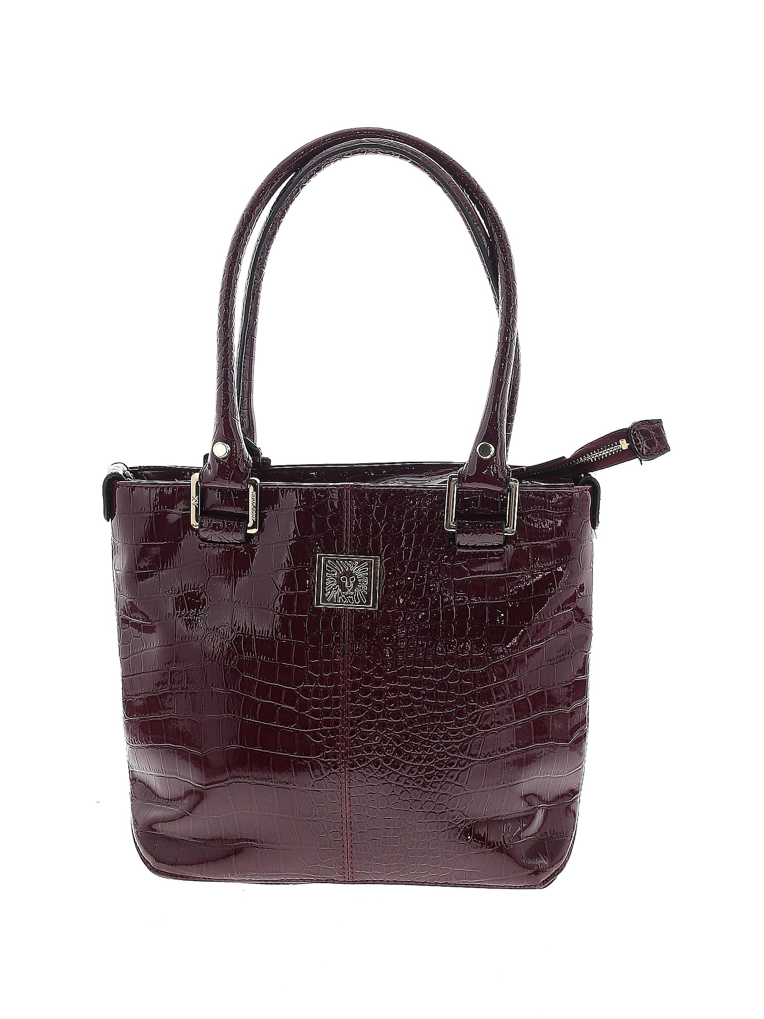 AK Anne Klein Solid Tortoise Burgundy Shoulder Bag One Size - 70% off ...