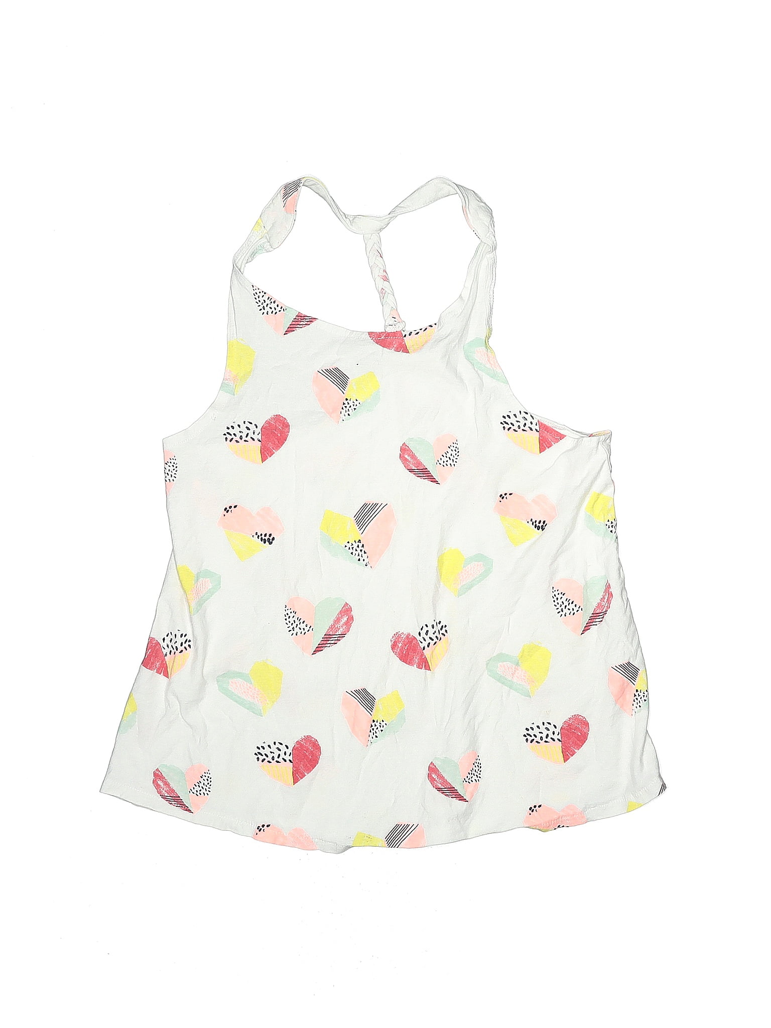 Zara 100 Cotton White Tank Top Size 11 12 59 Off Thredup