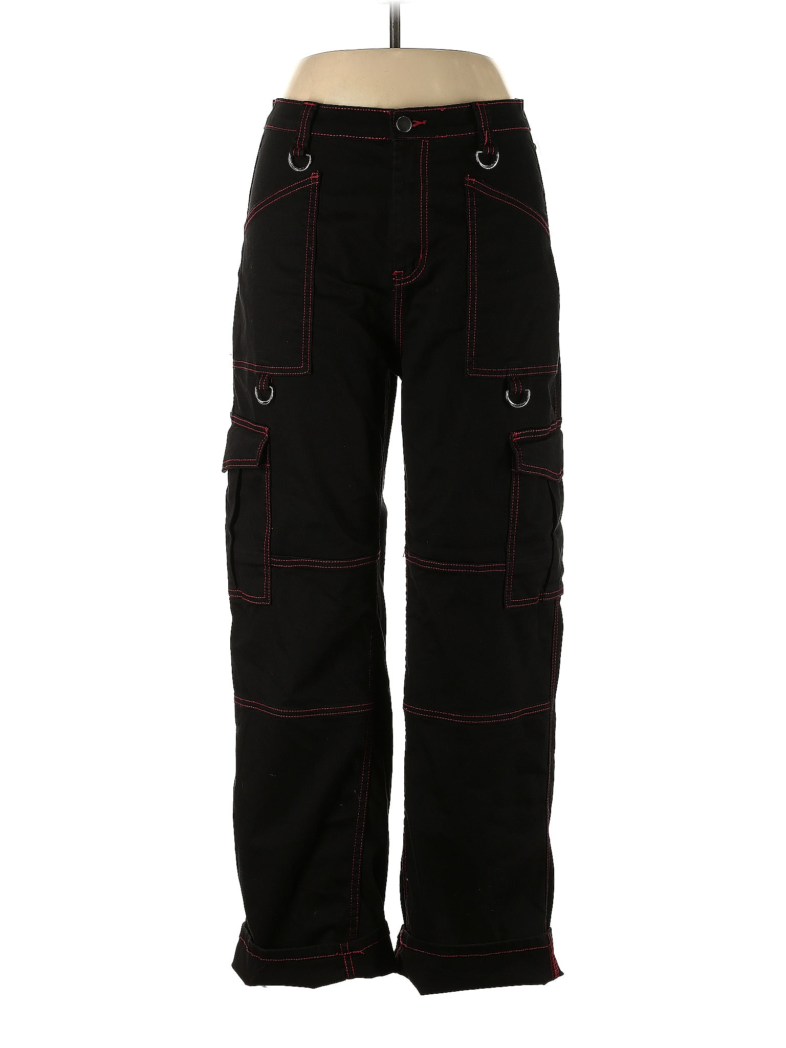 Hot Topic Black Cargo Pants Size 11 - 31% off | ThredUp