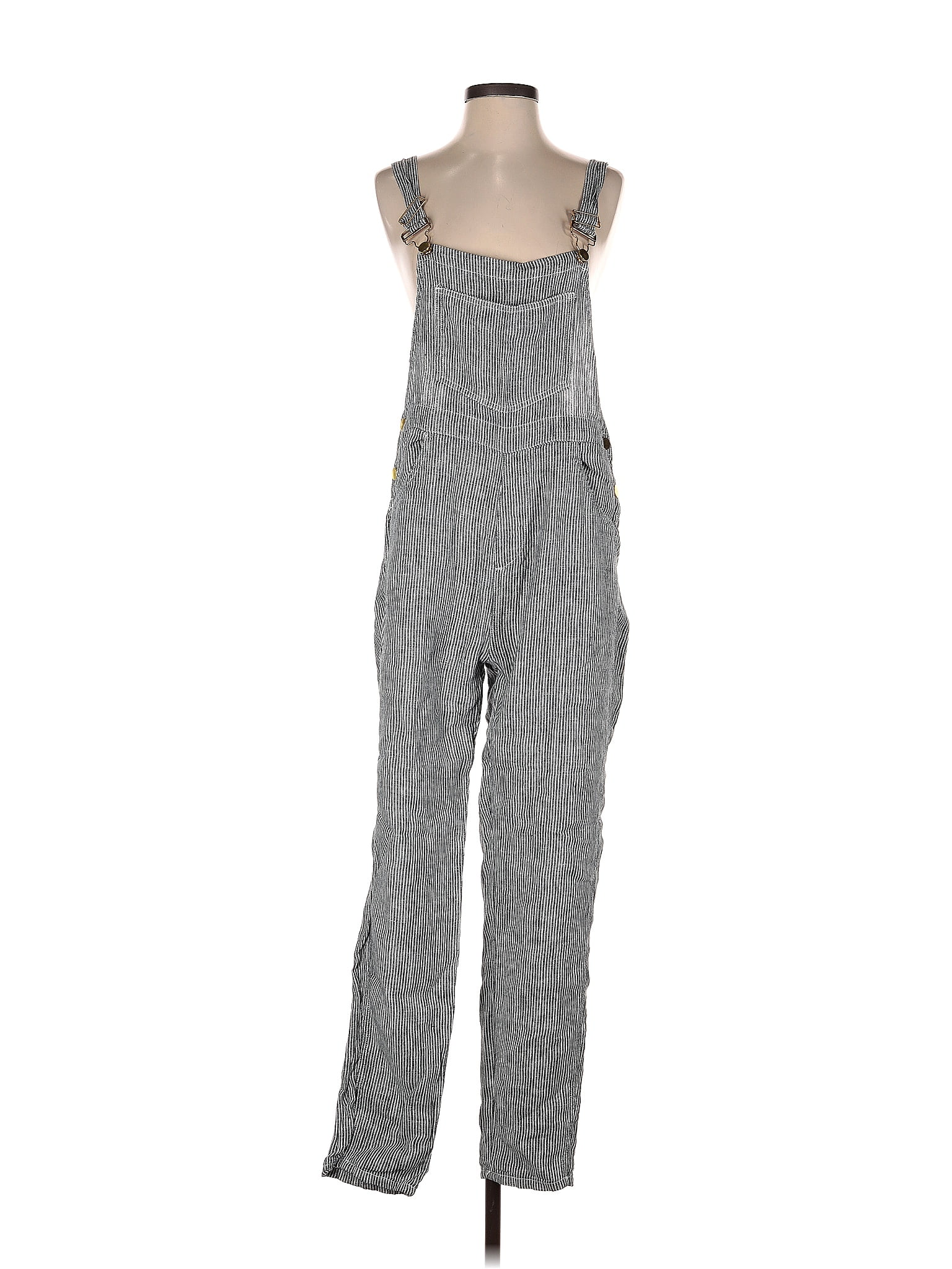 WeWoreWhat 100% Linen Gray Overalls Size S - 69% off | ThredUp