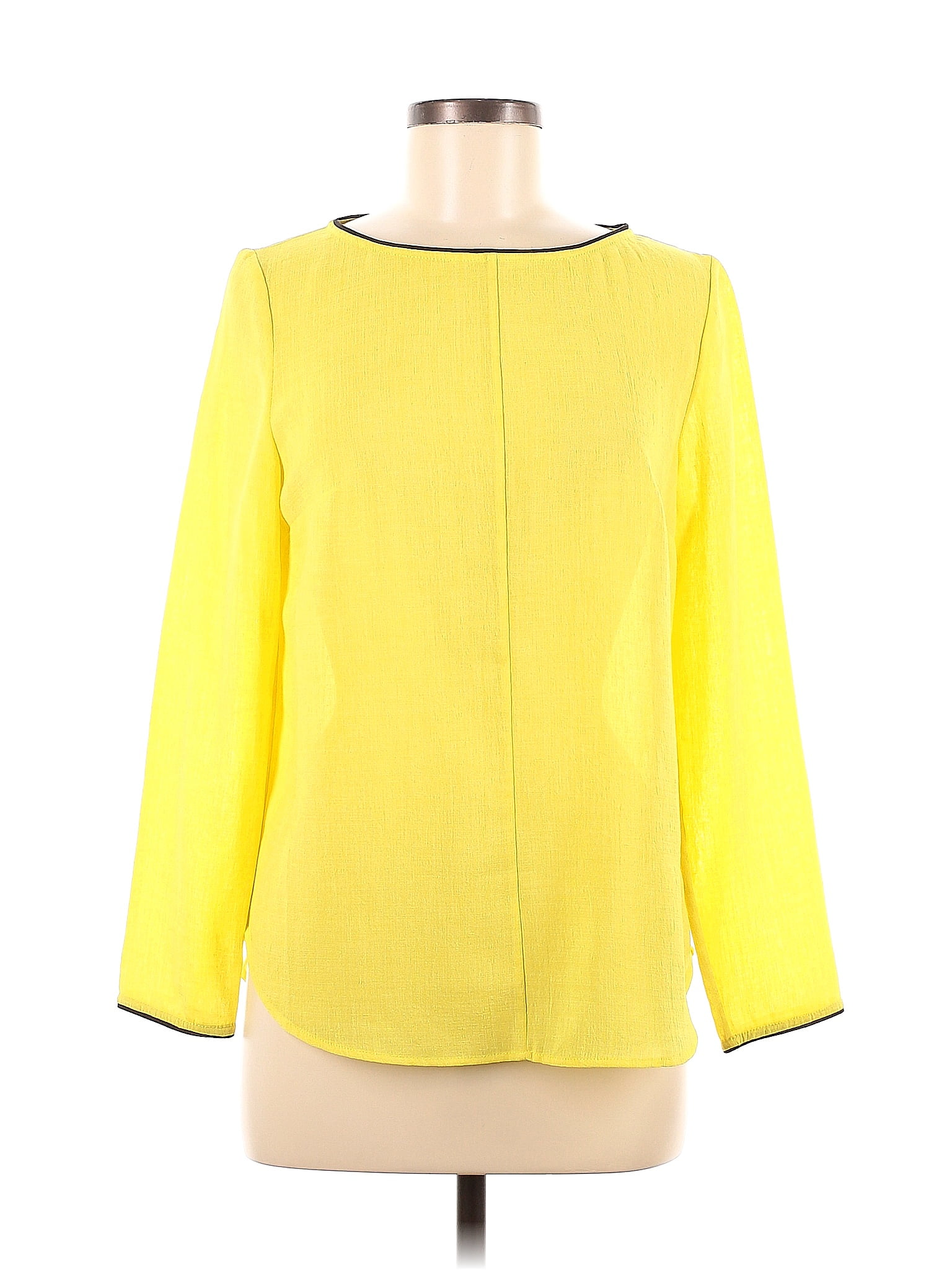 Cefinn Yellow Long Sleeve Blouse Size 6 - 85% off | ThredUp
