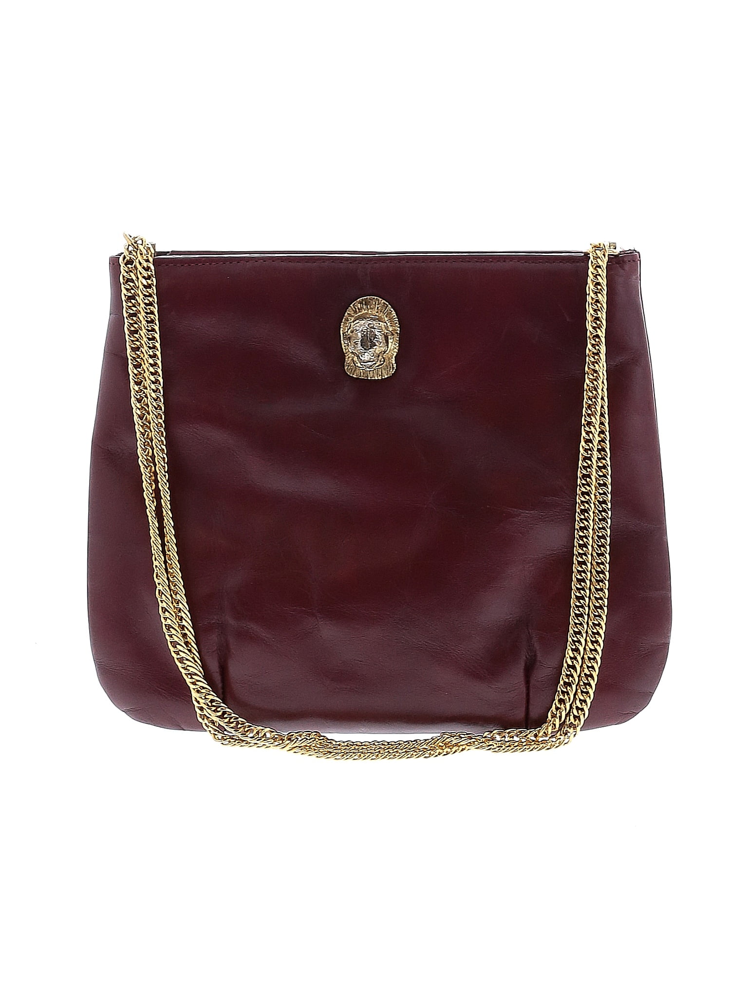 Ruth E. Saltz 100% Leather Burgundy Leather Shoulder Bag One Size - 64% ...