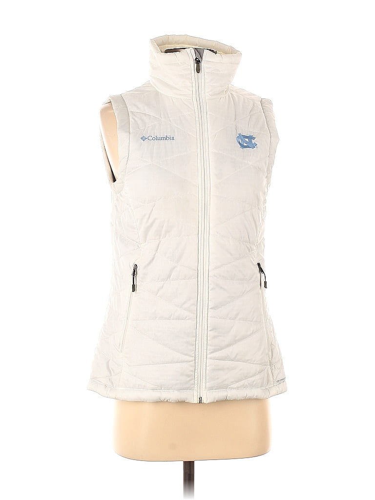 Columbia 100% Polyester White Vest Size S - 56% off | ThredUp