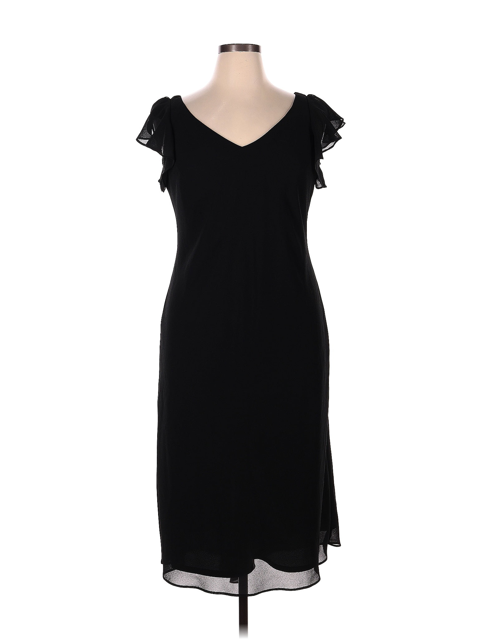 Assorted Brands 100% Polyester Black Cocktail Dress Size 16 - 57% off ...
