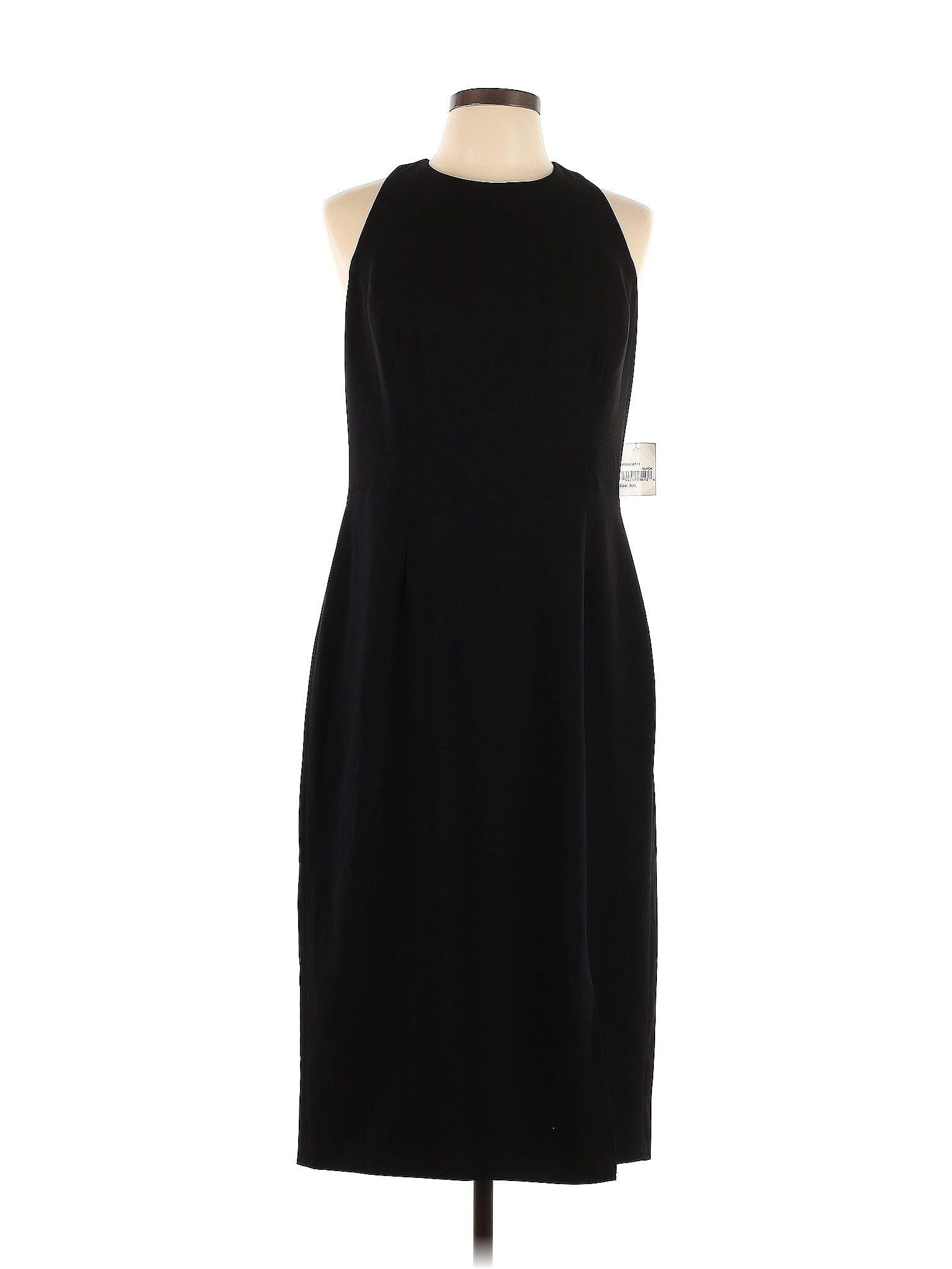 Dress The Population Solid Black Casual Dress Size Xxl 70 Off Thredup