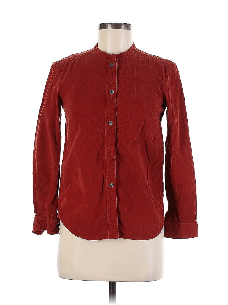 TOAST 100% Cotton Burgundy Red Long Sleeve Top Size 8 - 75% off | ThredUp