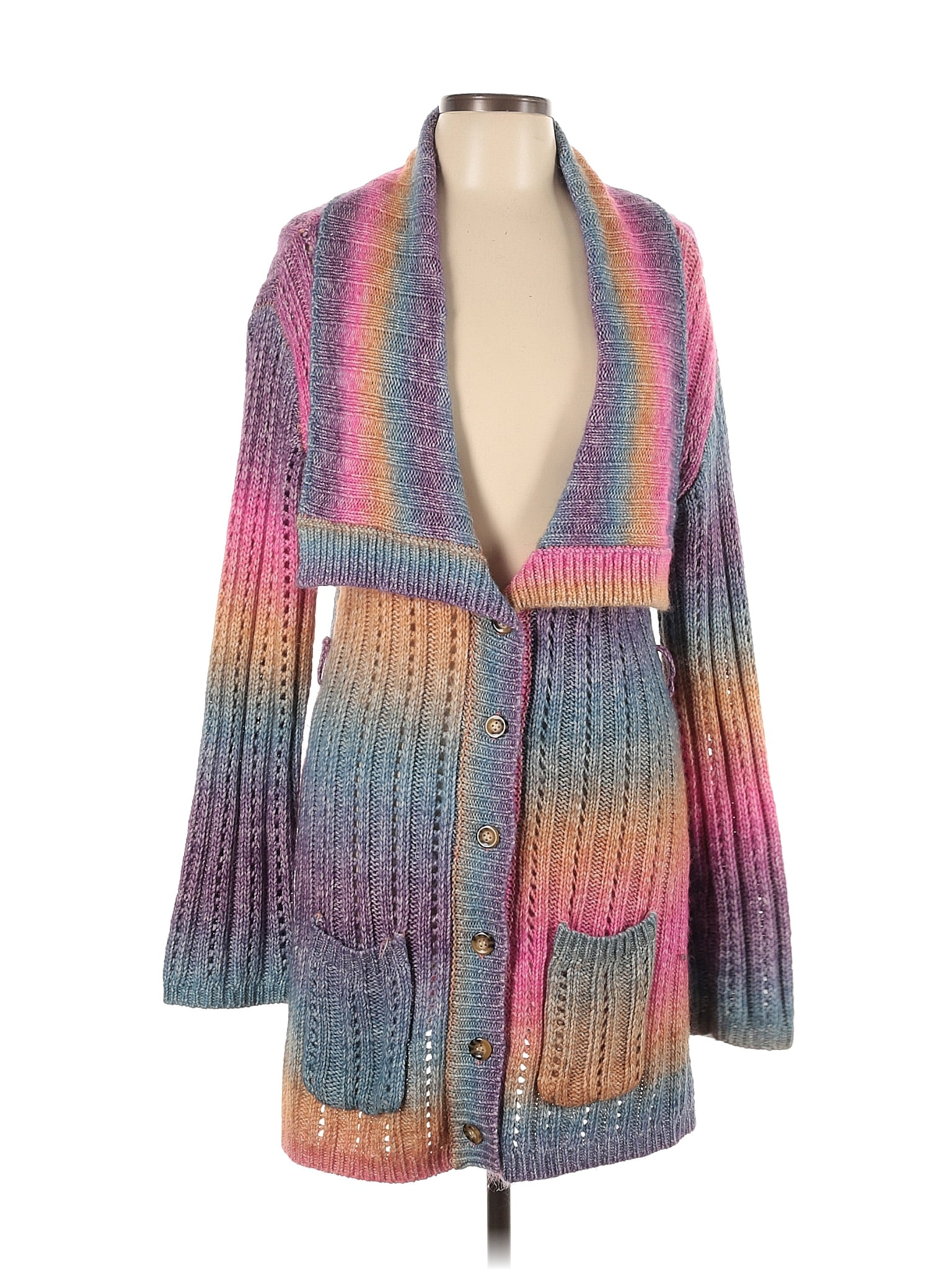 ModCloth Purple Cardigan Size L - 58% off | ThredUp
