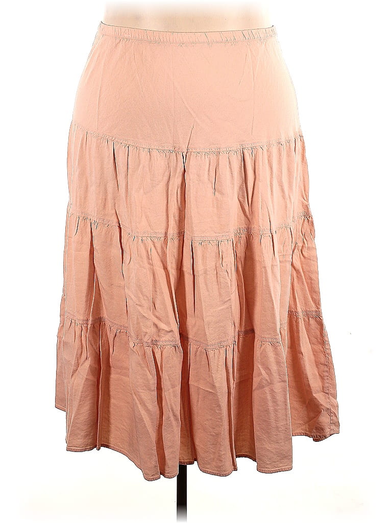 Lane Bryant Solid Tan Formal Skirt Size 22 24 Plus Plus 53 Off
