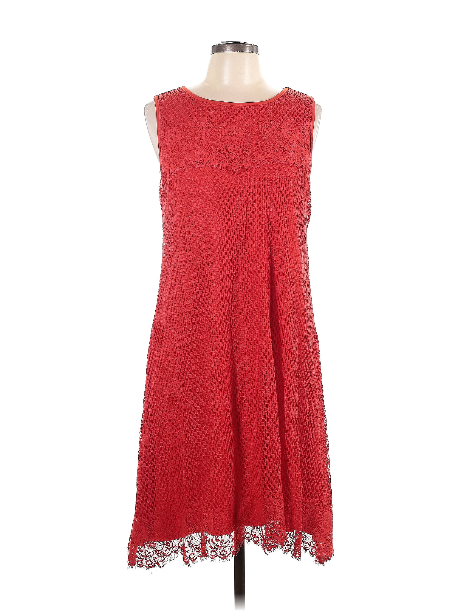 Max Studio Red Casual Dress Size L 74 Off ThredUp