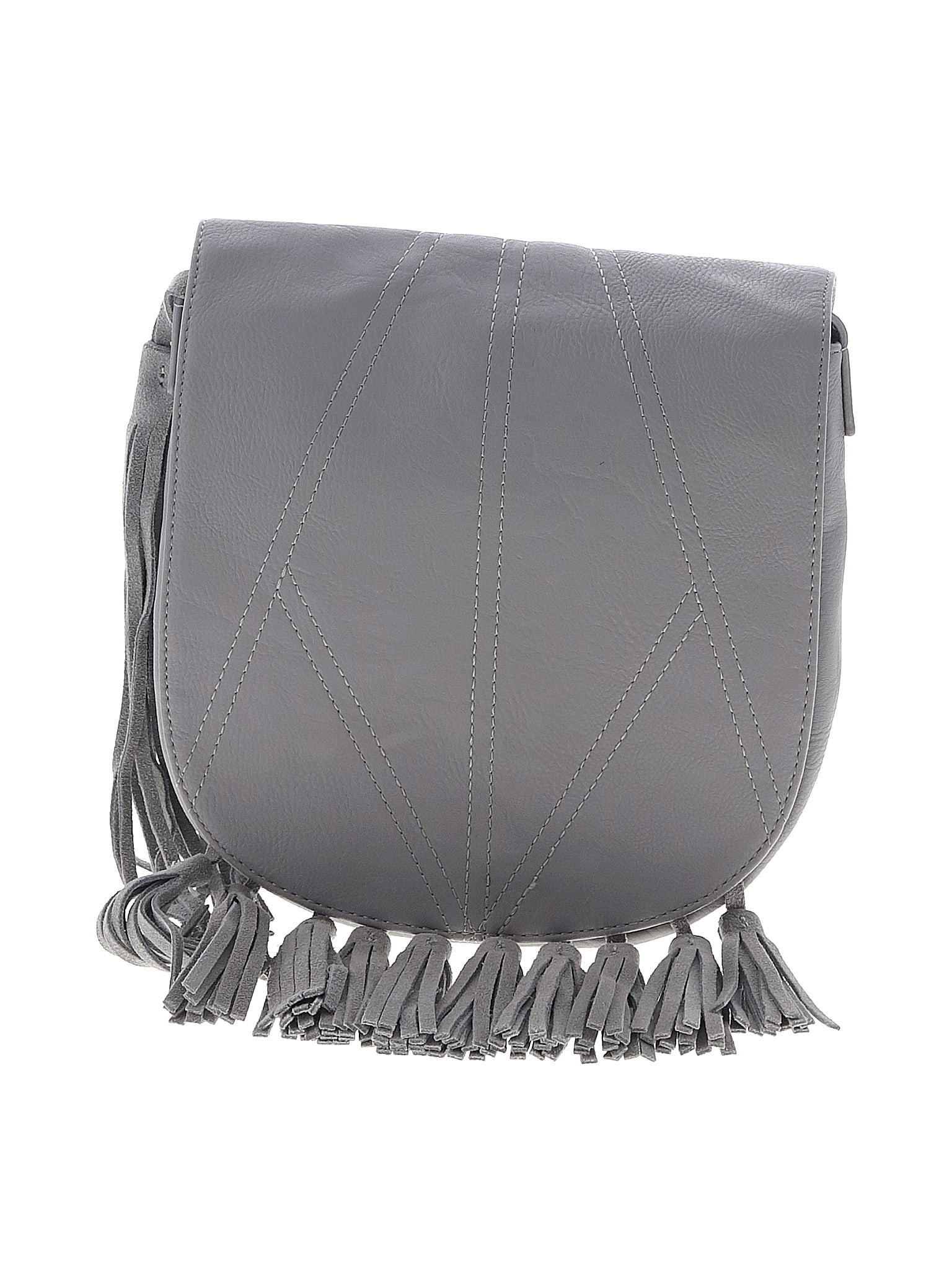 Mossimo Supply Co. 100% Synthetic Solid Gray Crossbody Bag One Size ...