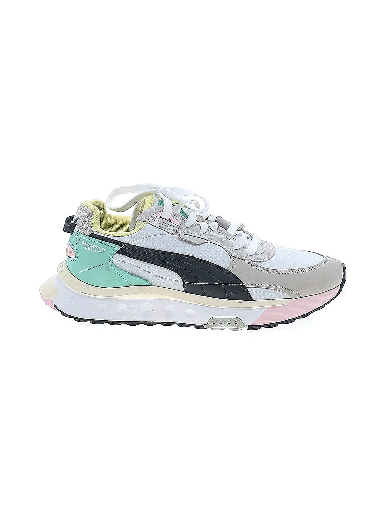 Puma White Sneakers Size 7 - 50% off | ThredUp