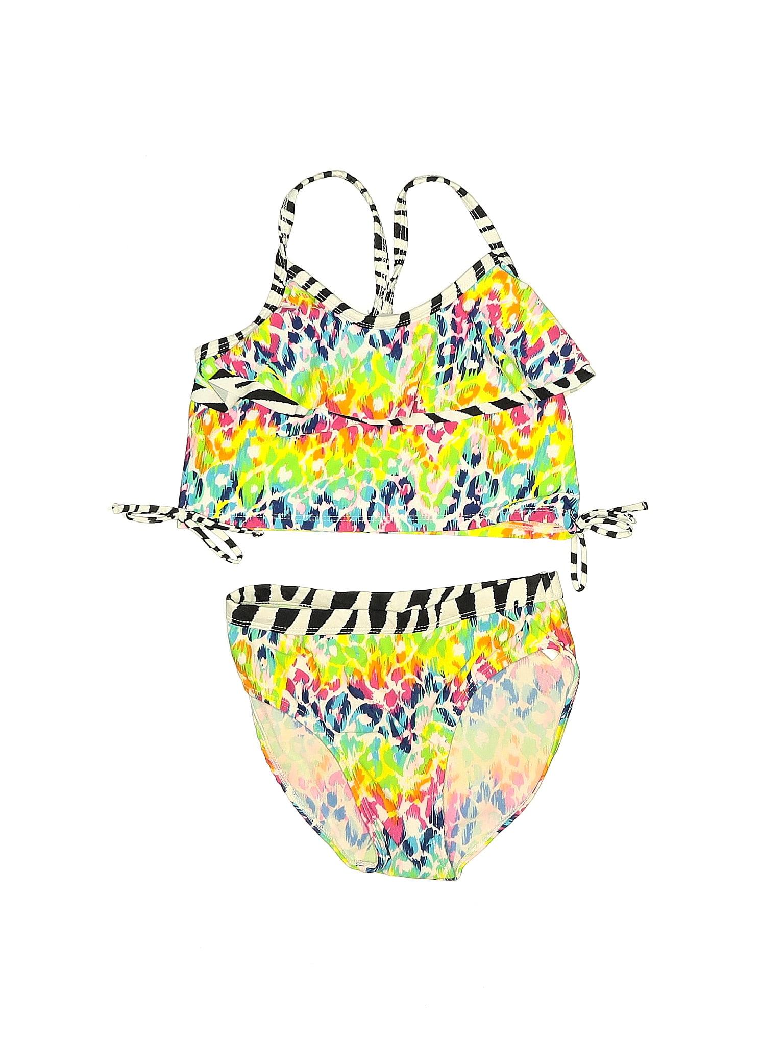 Big Chill Marled Tortoise Floral Motif Snake Print Acid Wash Print ...