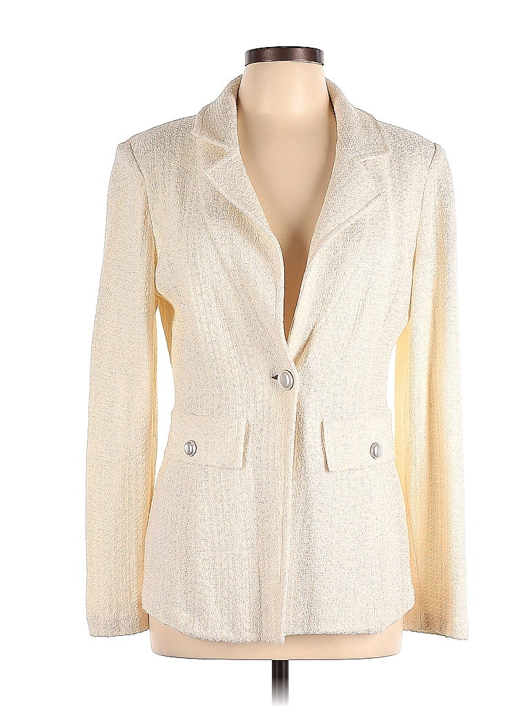 St. John Collection Ivory Blazer Size 12 - 85% off | ThredUp