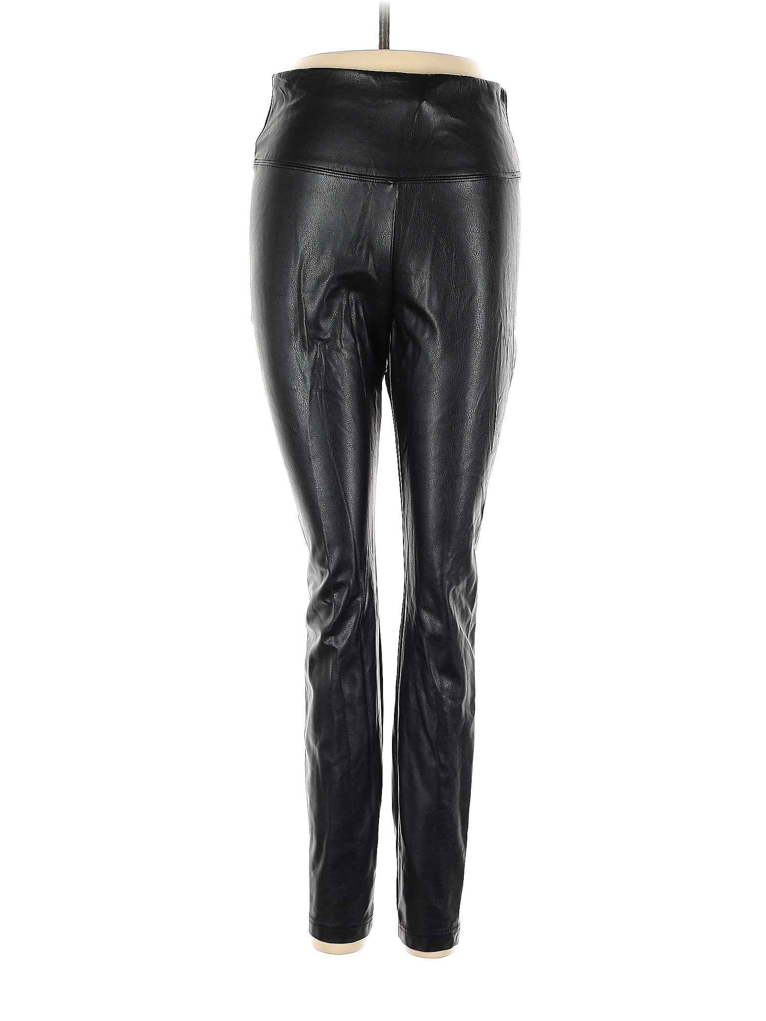 Runaway 100% Polyurethane Black Faux Leather Pants Size Med (8) - 73% ...