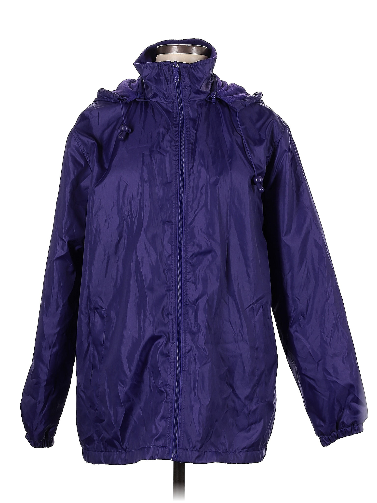 Totes 100% Polyester Solid Purple Windbreaker Size M - 56% off | ThredUp