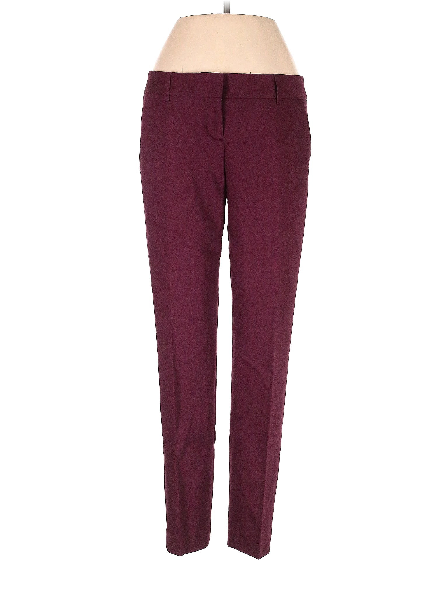 Express Solid Burgundy Dress Pants Size 0 - 72% off | ThredUp