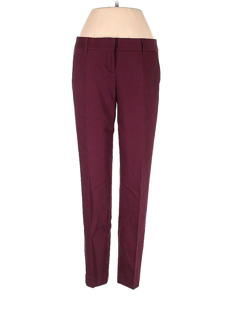 Express Solid Burgundy Dress Pants Size 0 - 72% off | ThredUp