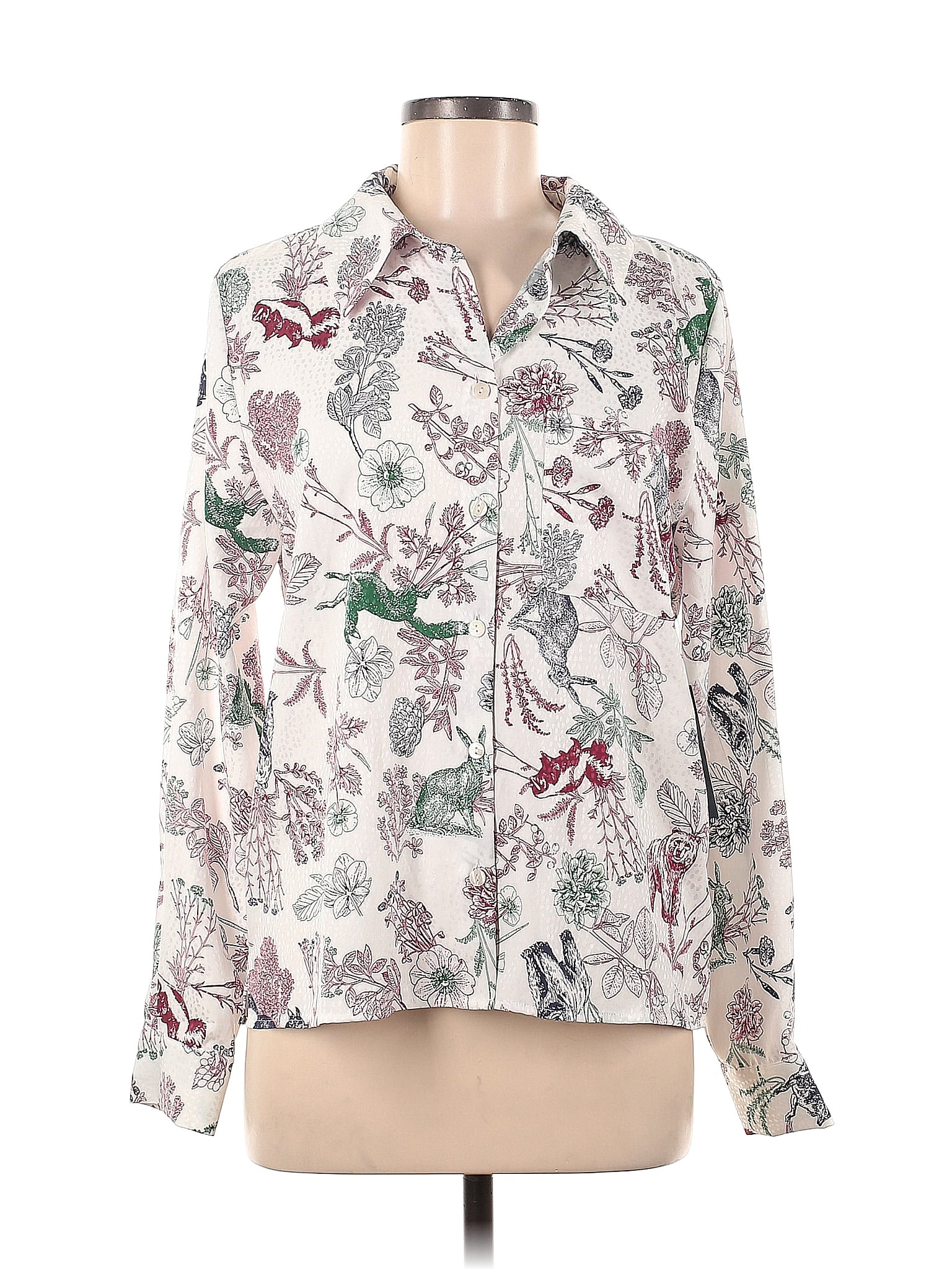 ModCloth 100% Polyester Floral Motif Paisley Baroque Print Floral Batik ...