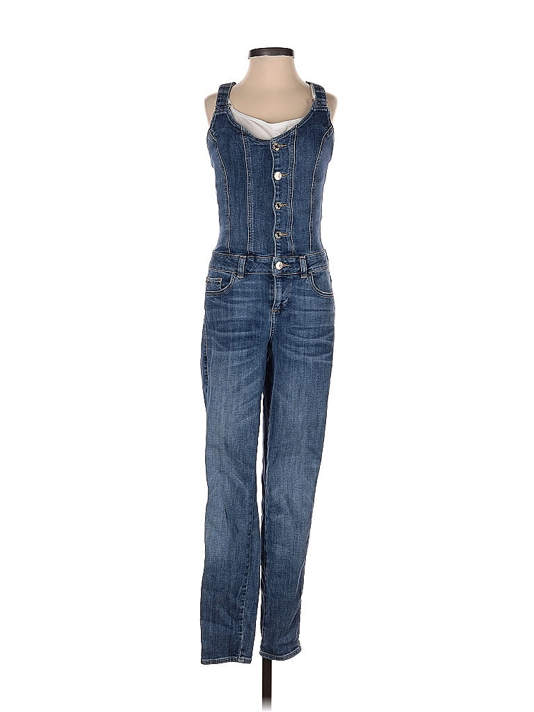 Guess Blue Overalls Size XS - 58% off | ThredUp