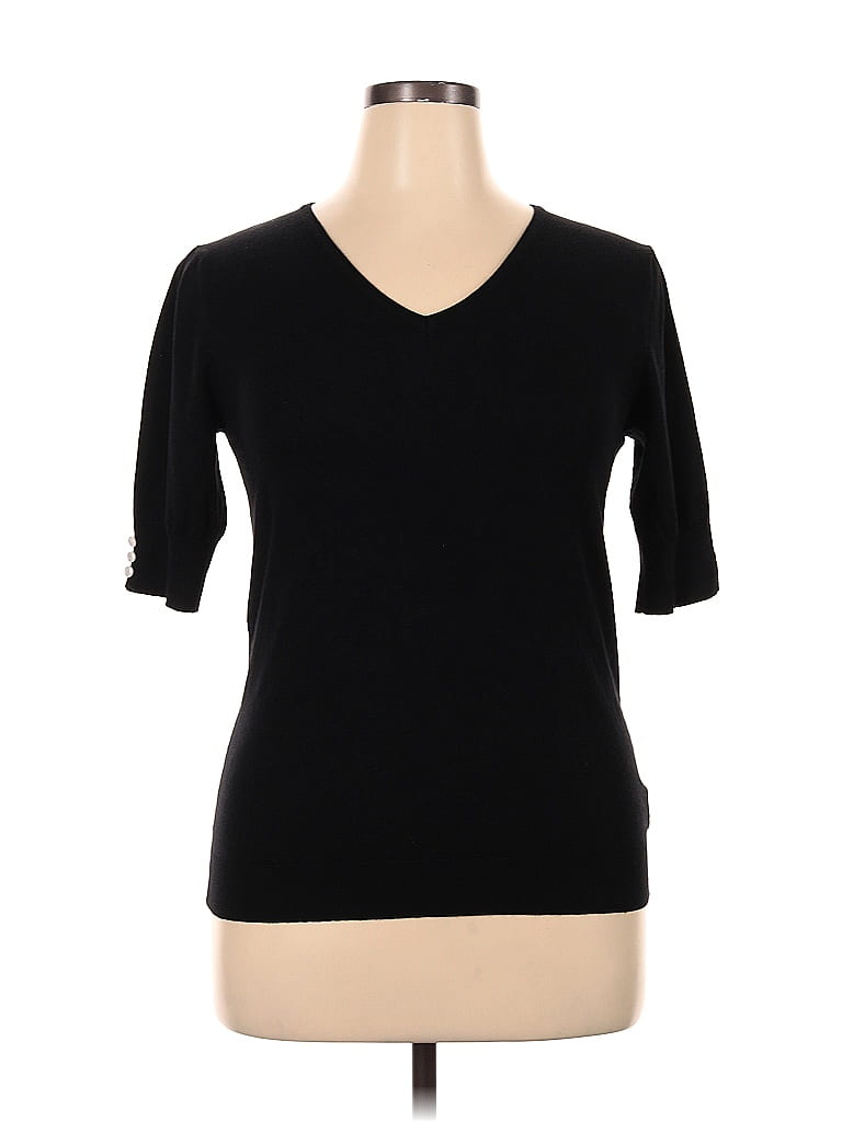 Assorted Brands Black Short Sleeve Top Size XL - 56% off | ThredUp