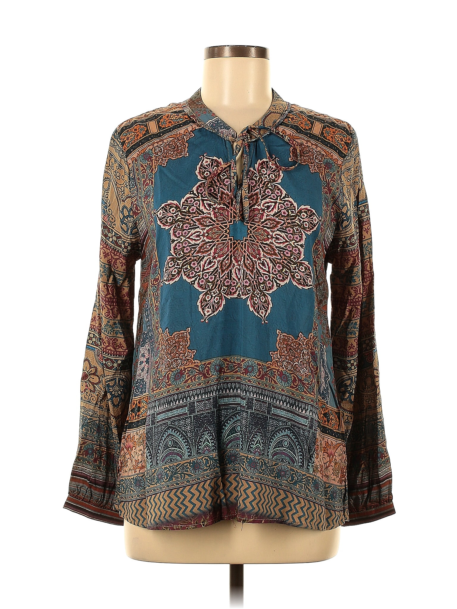 Feathers by Tolani 100% Modal Paisley Baroque Print Aztec Or Tribal ...