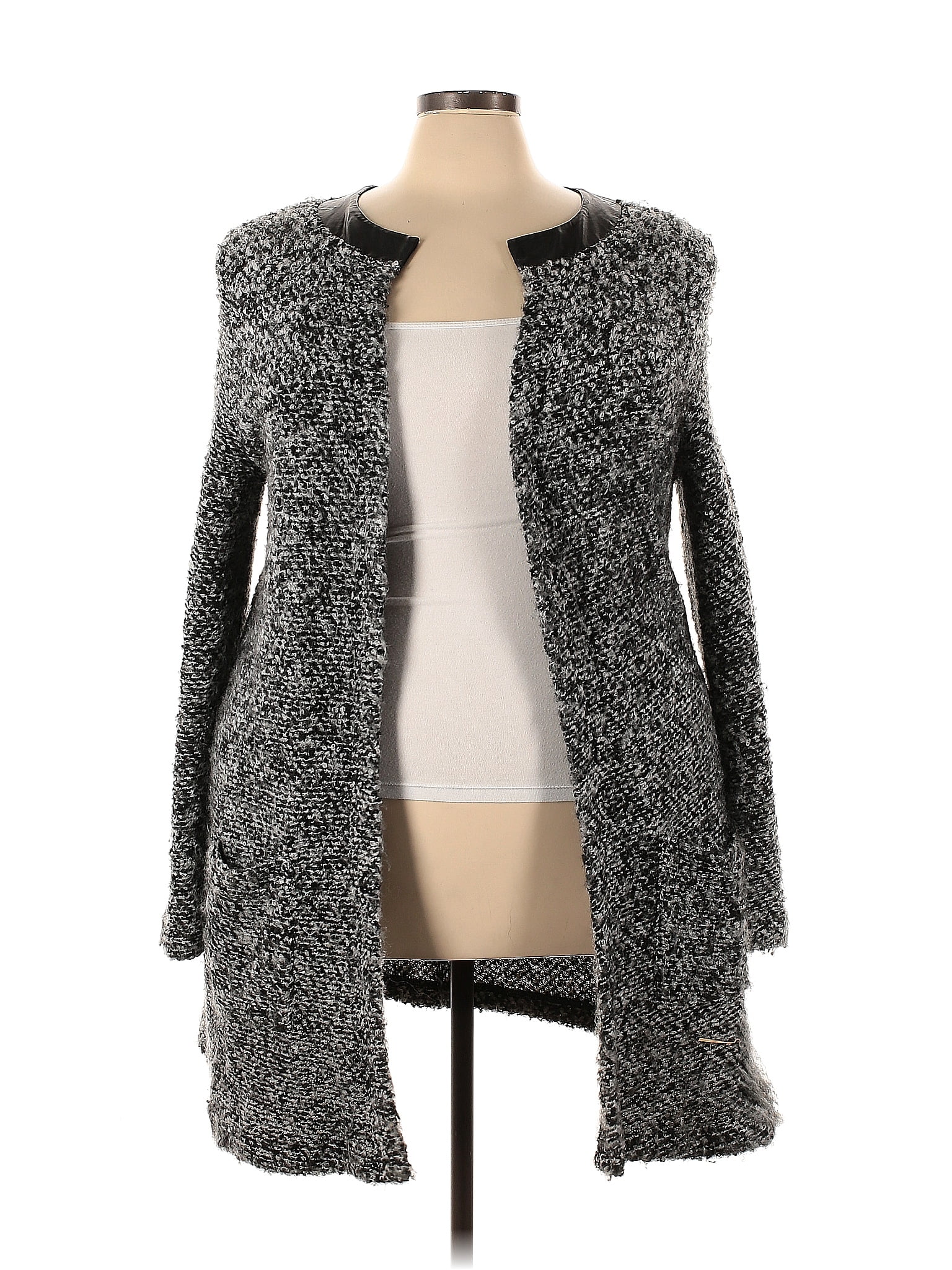 Three Dots Gray Cardigan Size 3X (Plus) - 74% off | ThredUp