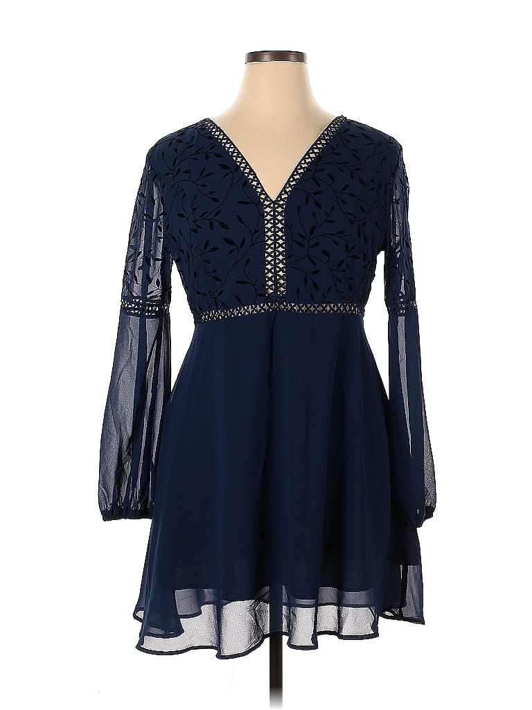 Shein 100% Polyester Blue Cocktail Dress Size XL - 37% off | ThredUp