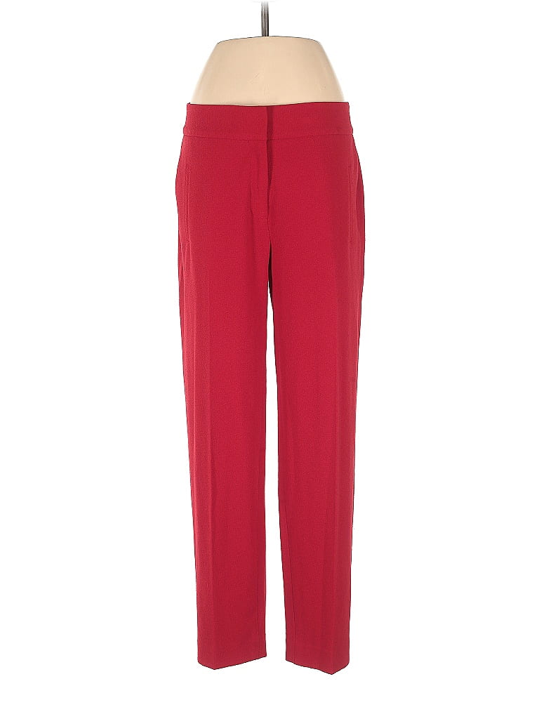 Bar III Solid Red Dress Pants Size 2 - 62% off | ThredUp