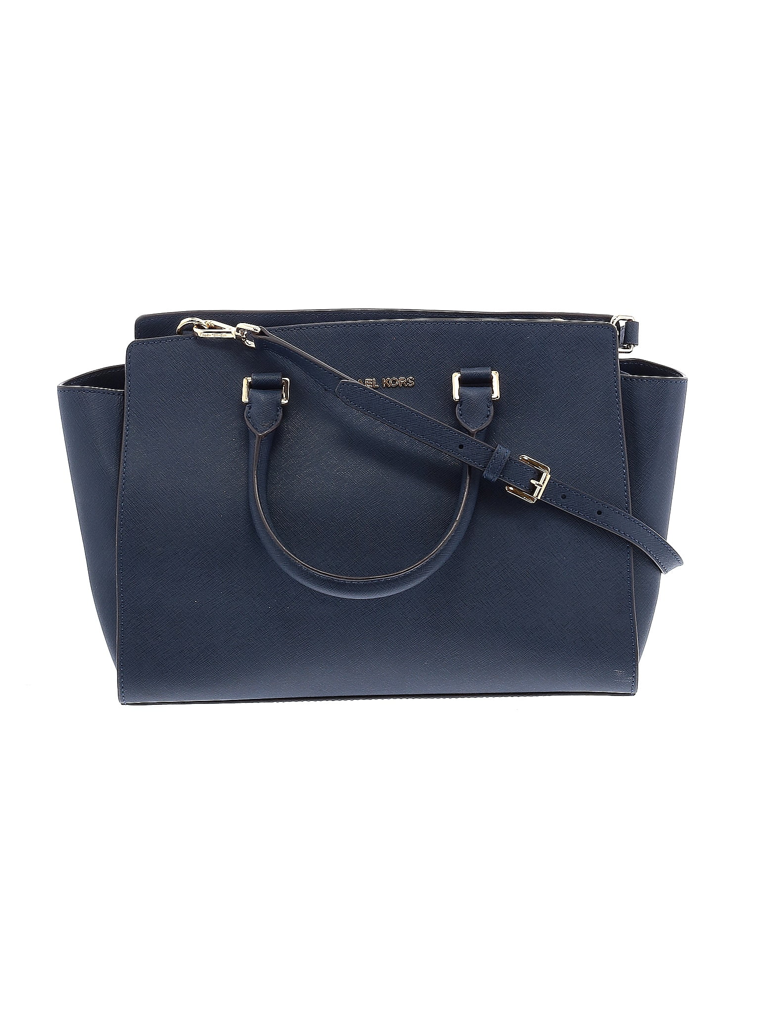 MICHAEL Michael Kors Solid Blue Satchel One Size - 71% off | ThredUp