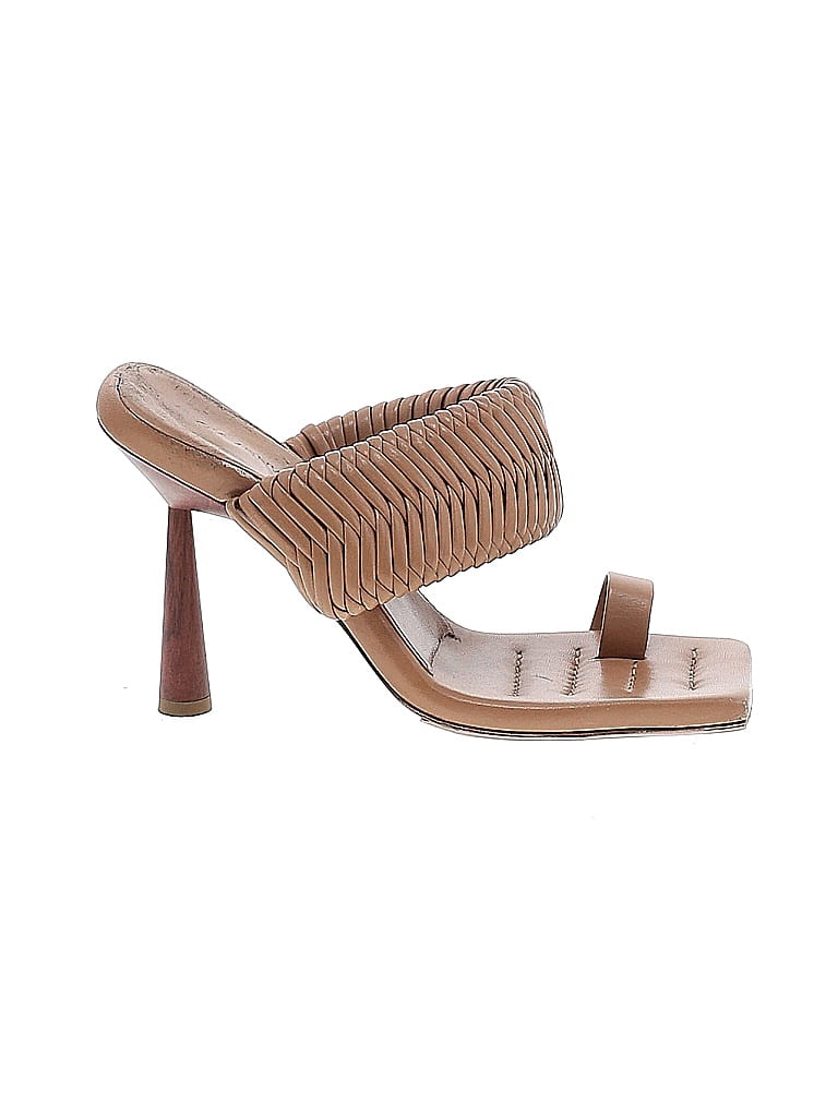 GIA/RHW Tan Toe Ring Mules Size 37 (EU) - 76% off | ThredUp
