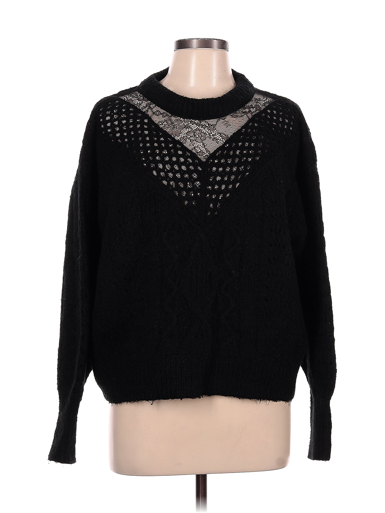 Express Black Pullover Sweater Size L - 70% off | ThredUp