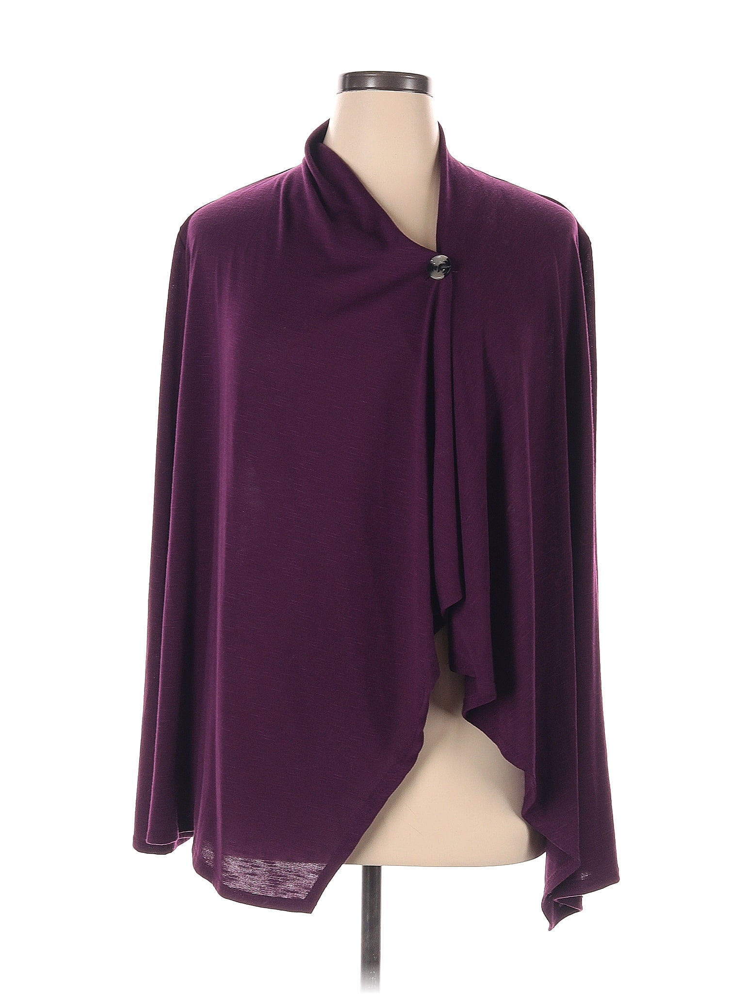 AB Studio Purple Cardigan Size XL - 50% off | ThredUp