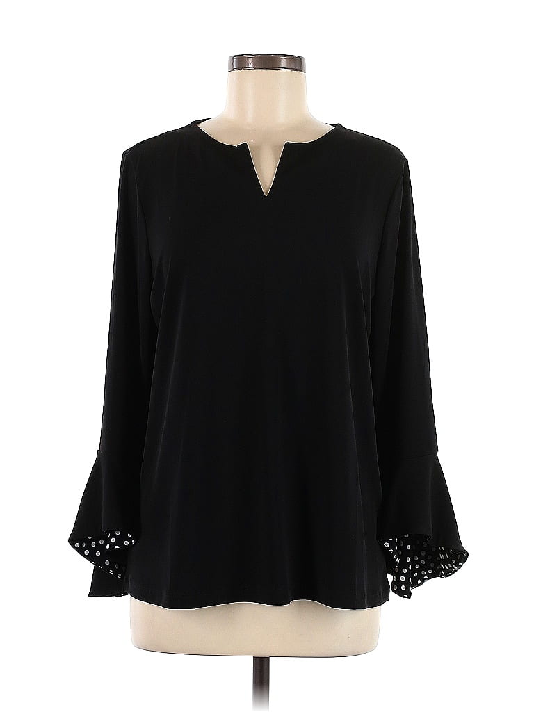 Susan Graver Black Long Sleeve Top Size M 62 Off Thredup