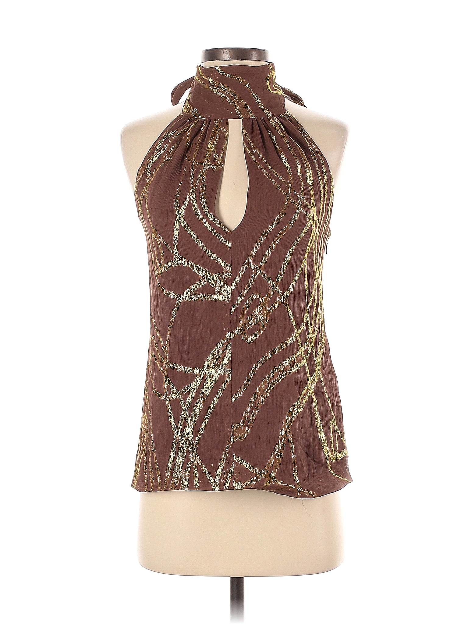 Rachel Zoe Brown Halter Top Size 0 - 77% off | ThredUp