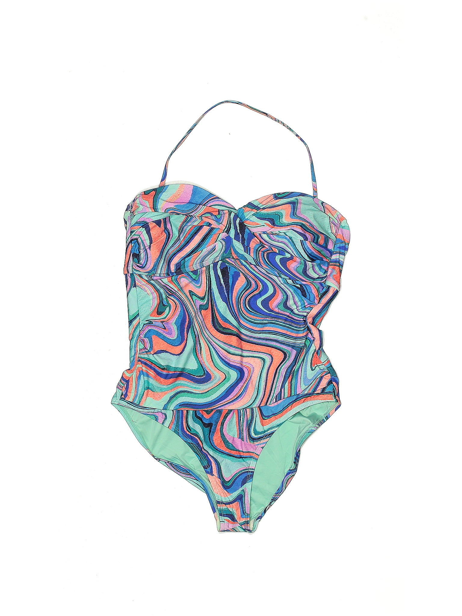 La Blanca Jacquard Marled Floral Motif Snake Print Acid Wash Print ...