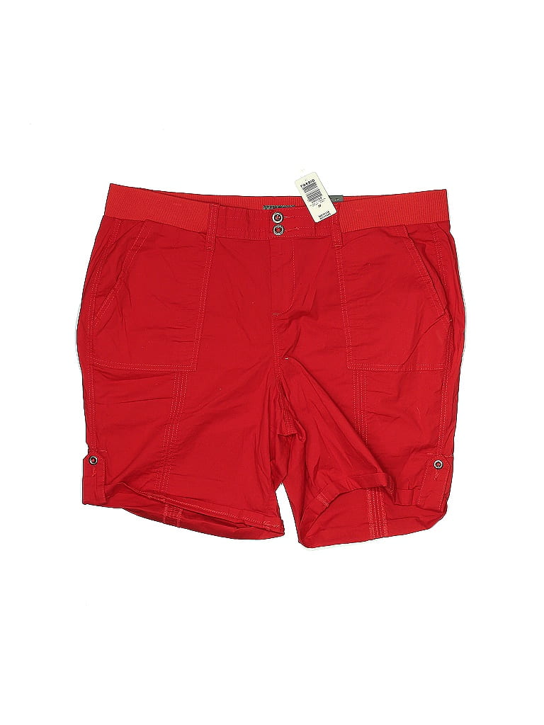 Torrid Solid Red Cargo Shorts Size 22 (Plus) - 57% off | ThredUp