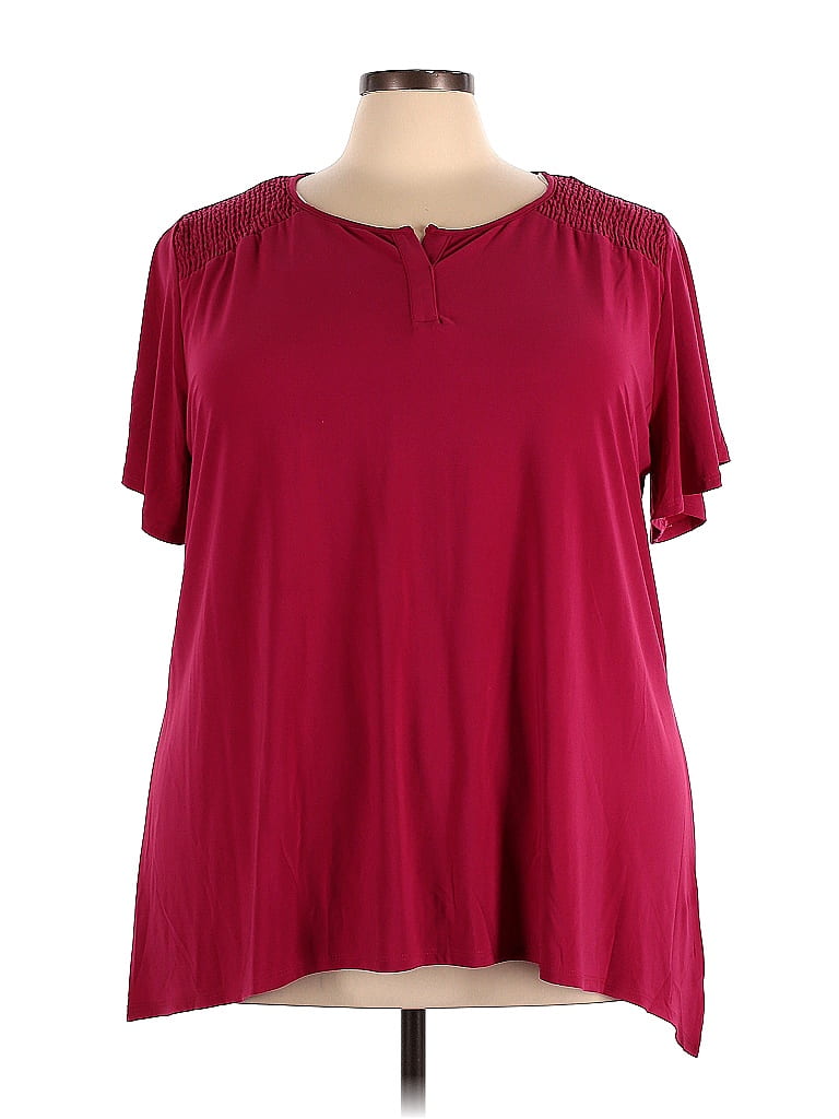 VIP by Avenue Burgundy Sleeveless Top Size 26 (Plus) - 50% off | ThredUp